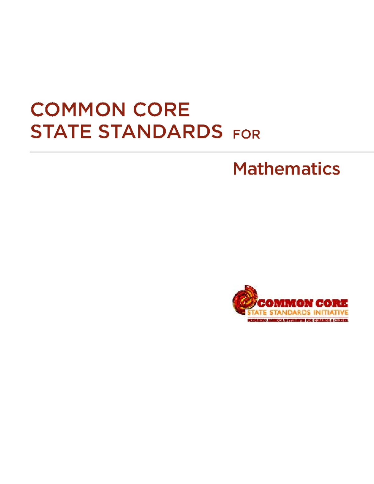 Compliant-Math-Standards - COMMON CORE STATE STANDARDS FOR Mathematics ...