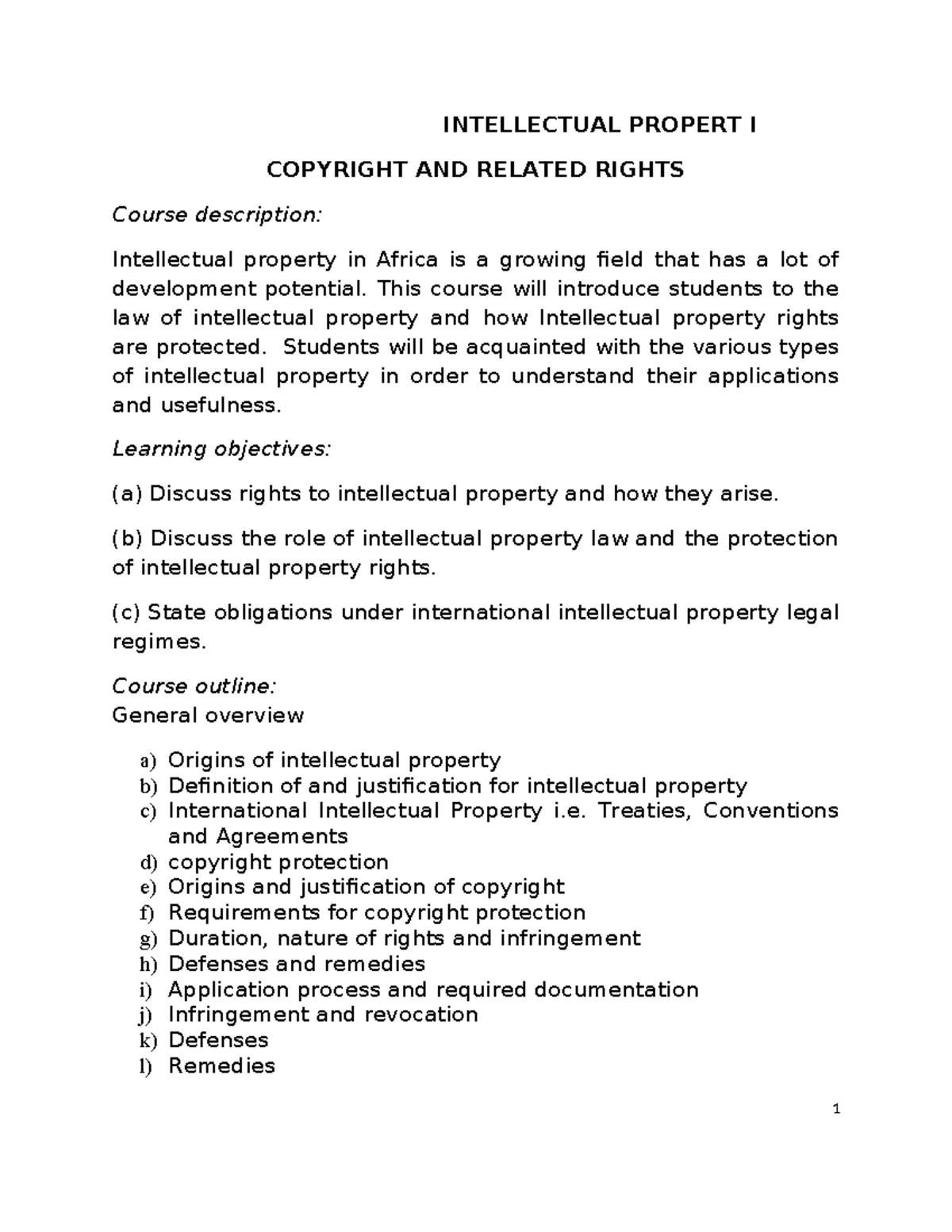 Module Copyright IUIU 2022-1 - Intellectual property - Studocu