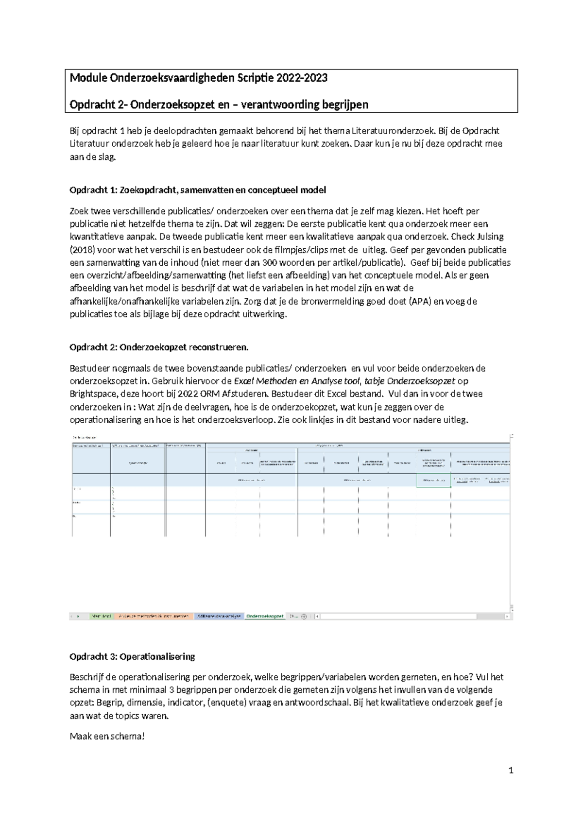 Opdracht Onderzoeksopzet OV Scriptie 2022 2023 - Copy - Module ...