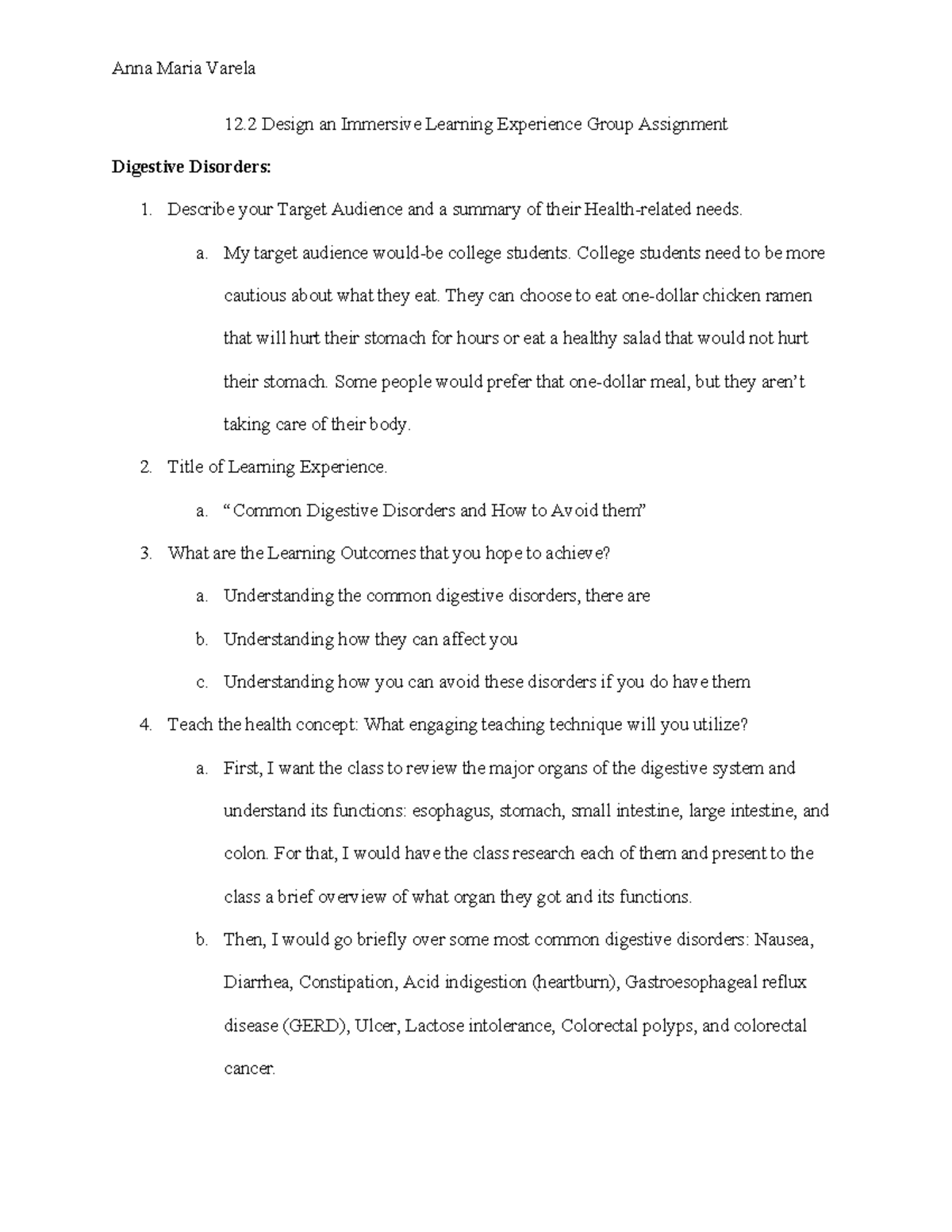 12.2 Design an Immersive Learning Experience Group Assignment - Anna ...