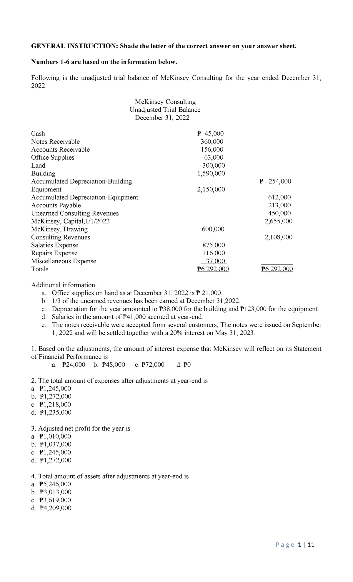 Mock-Exam NDEA-April-16-2023 For-Printing - GENERAL INSTRUCTION: Shade ...