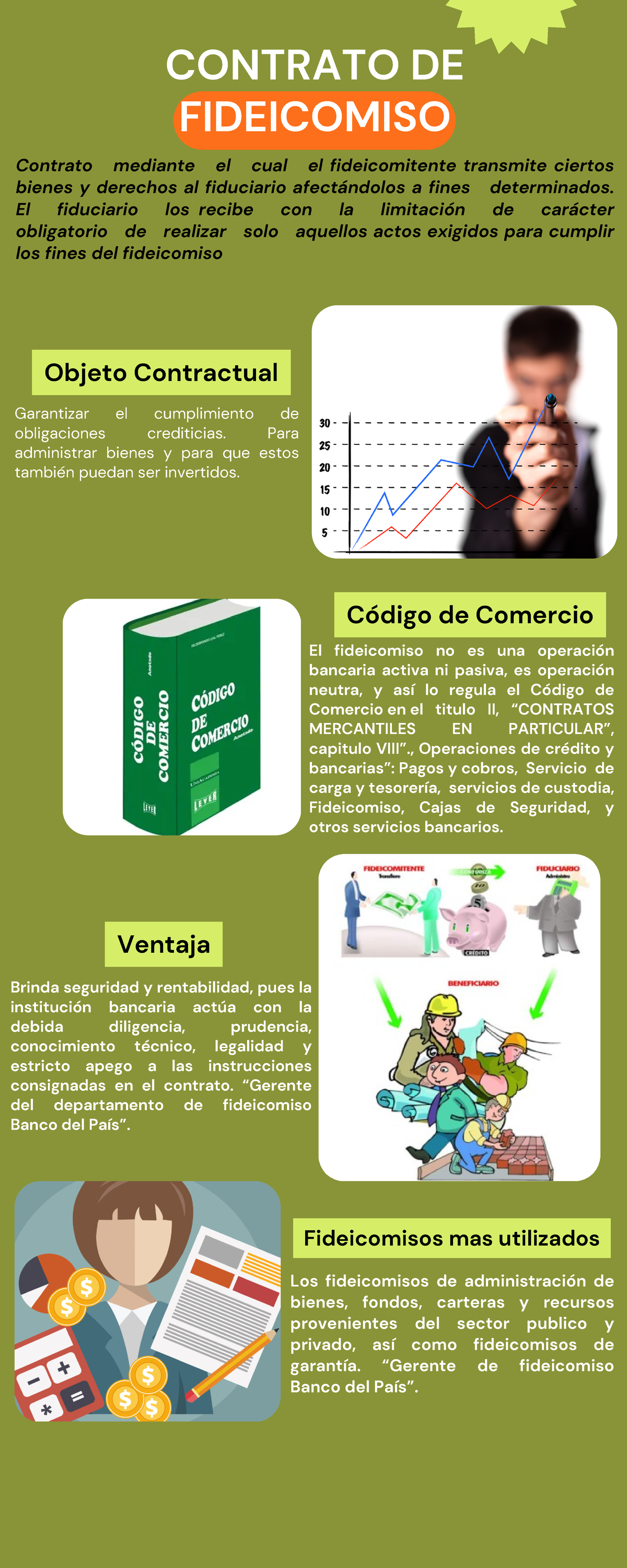 Infografía Contrato de Fideicomiso - CONTRATO DE FIDEICOMISO Garantizar ...