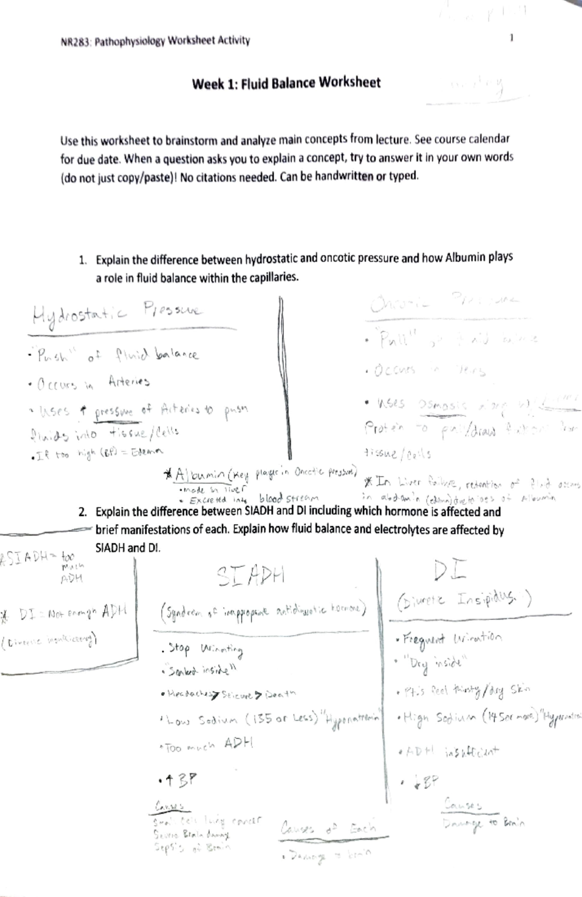 Fluid Balance in Overload and Deficit Signs and Symptoms to look for ...
