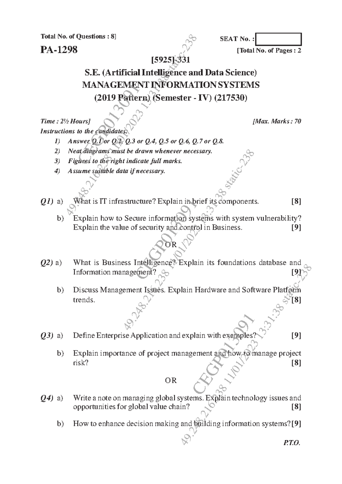 Nov Dec 2022 - Total No. of Questions : 8] [5925]- S. (Artificial ...