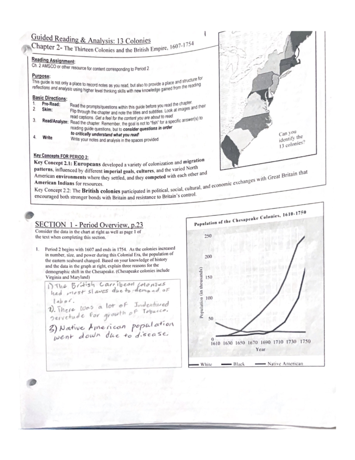 Chapter 2 - The Thirteen Colonies and the British Empire, 1607-1754 ...