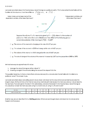Math 1025 formulas - Inflations Point: a point (x, f(x) is called an ...