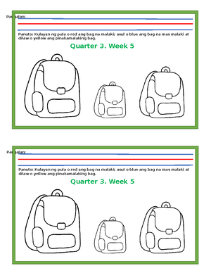 Rubrics-FOR- Checking - RUBRICS FOR PERFORMANCE TASK Independent ...
