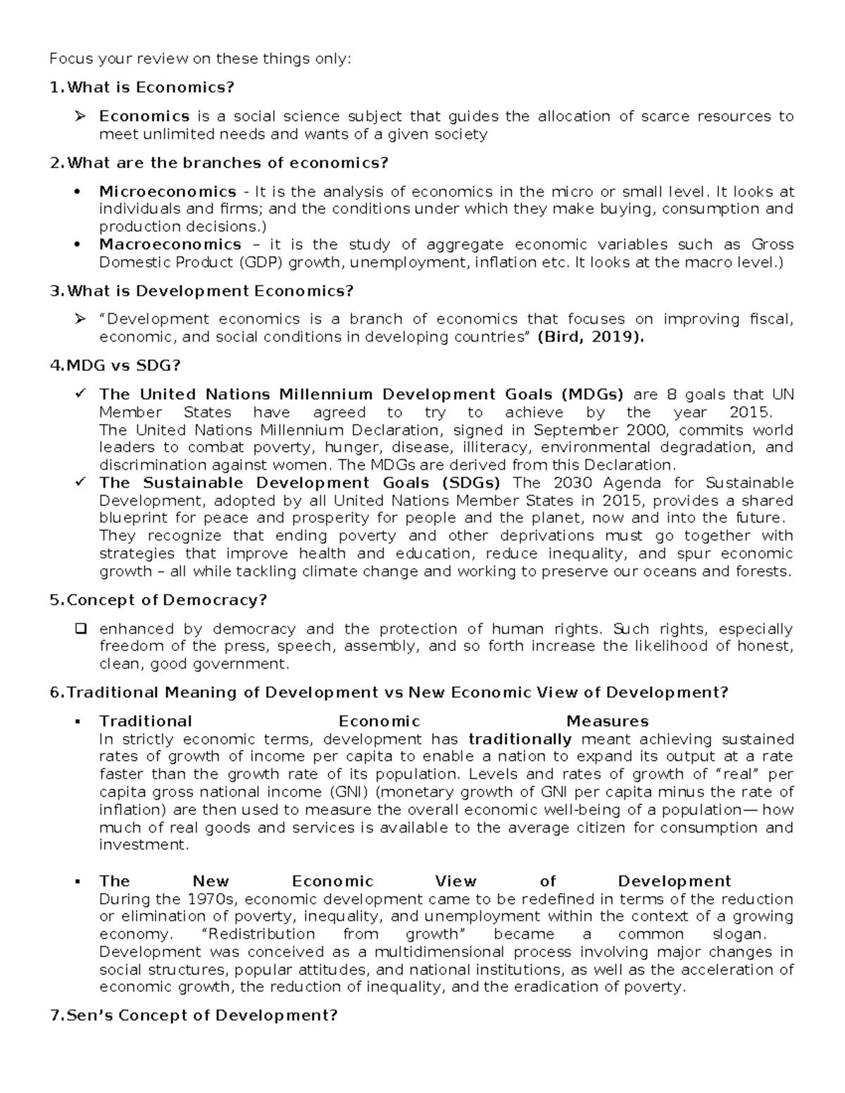 ECON- Reviewer - Focus your review on these things only: 1 is Economics ...