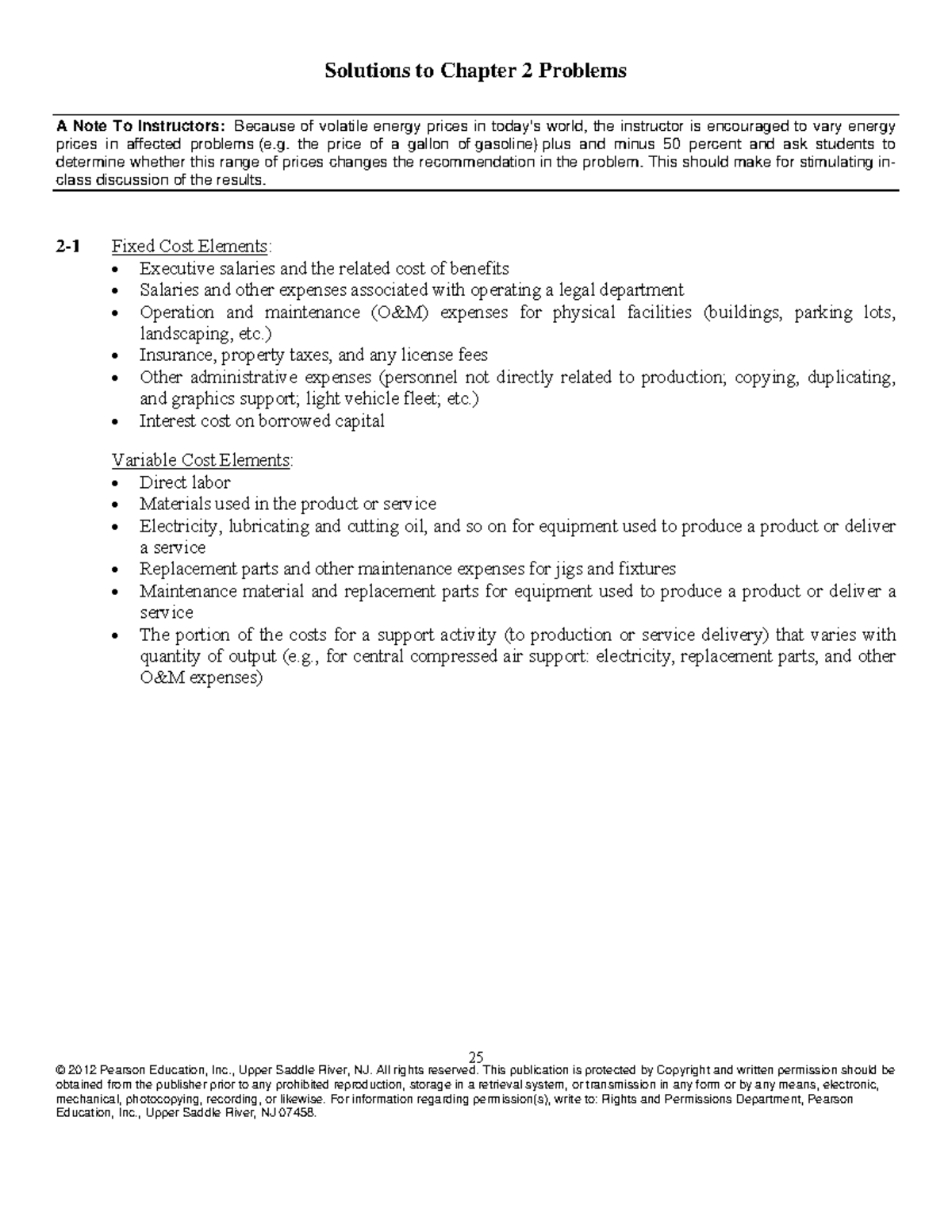 Chapter 02 Solutions - ssss - © 2012 Pearson Education, Inc., Upper ...