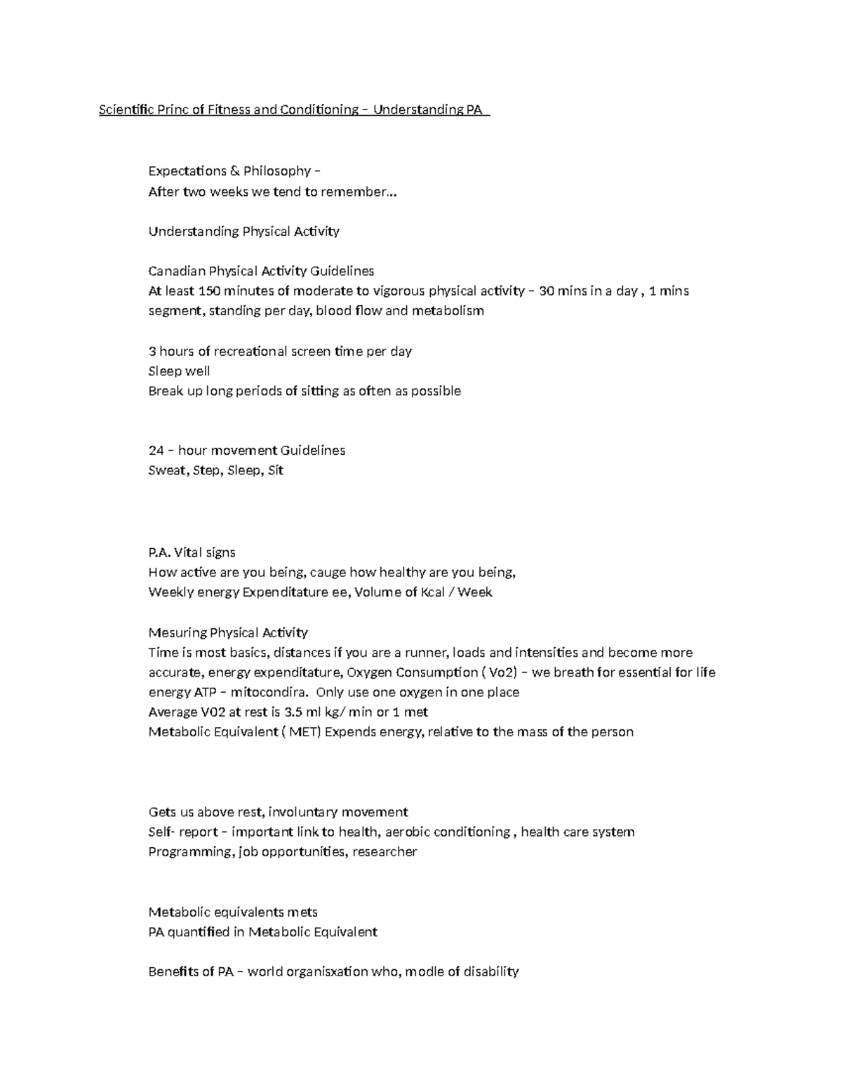 Scientific Princ of Fitness and Conditioning - .. Understanding ...