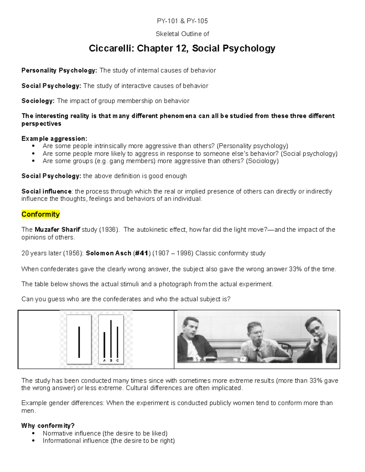 Ciccarelli Chapter 12 Skelatal Outline - PY-101 & PY- Skeletal Outline ...