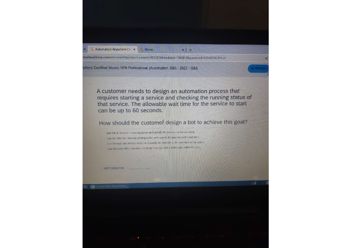 20220831 190813 - Automation Anywhere - Computer Science - Studocu