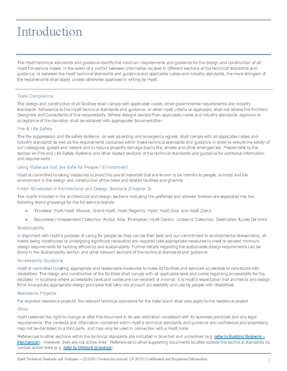 2.5 Introduction Full Service Q2 2020 - Introduction Hyatt Technical ...