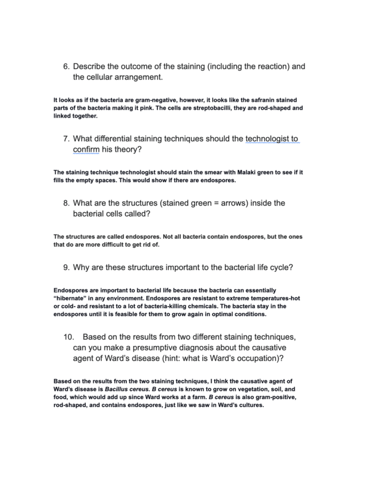 CMB lab 1 assignment part 2 - CMB 201 - Studocu