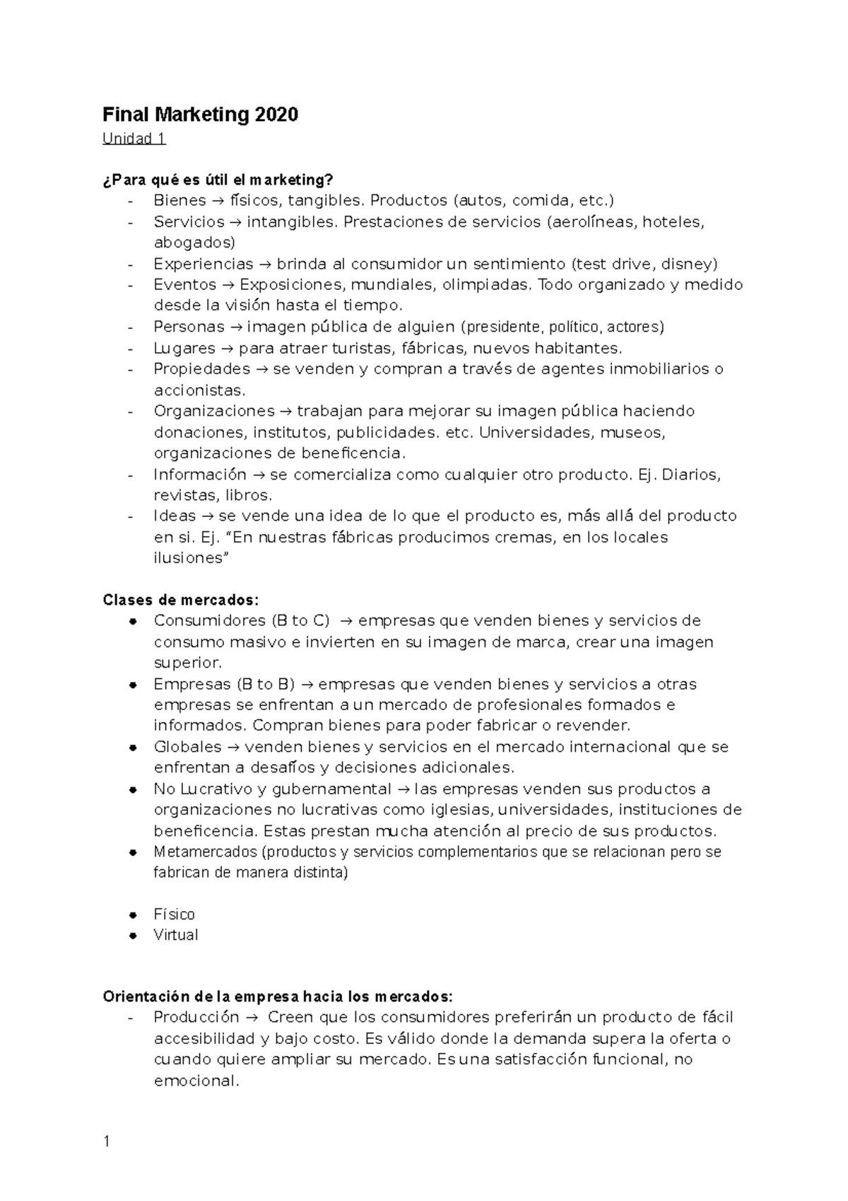 Final Marketing 2020 - Final Marketing 2020 Unidad 1 ¿Para qué es útil ...