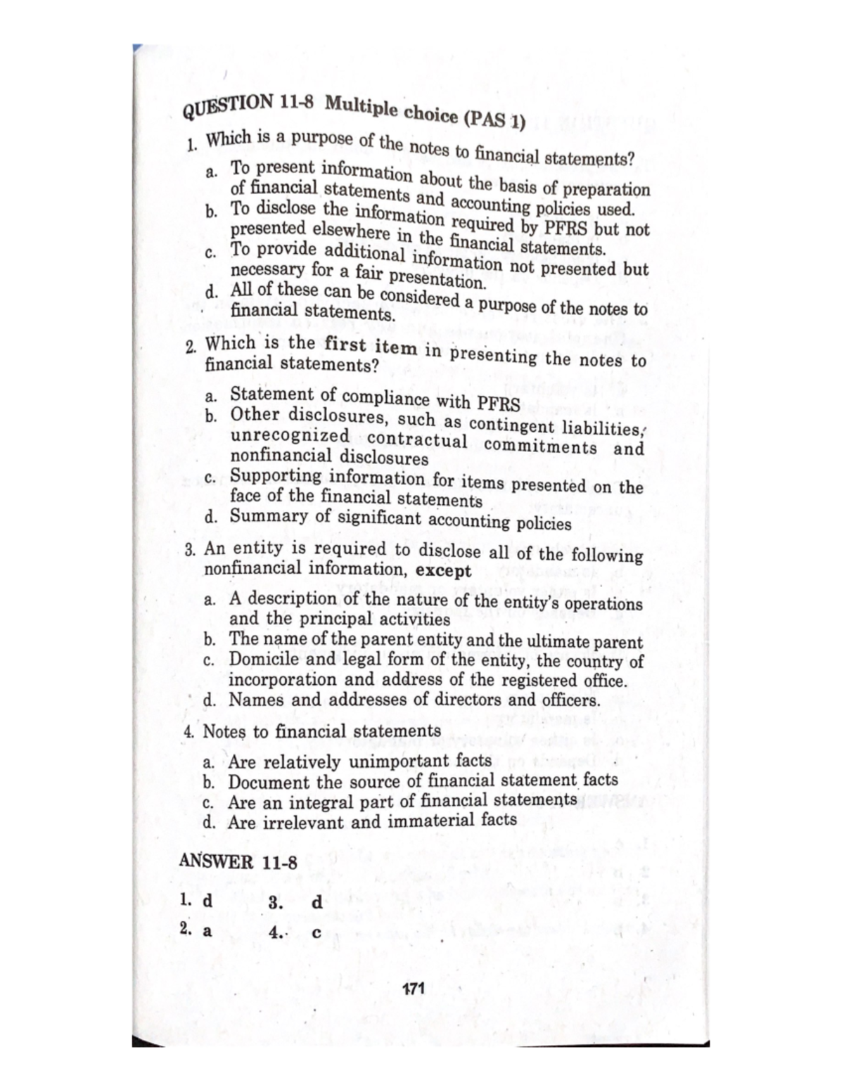 Notes To FS - REVIEW MATERIALS - Financial Accounting and Reporting ...