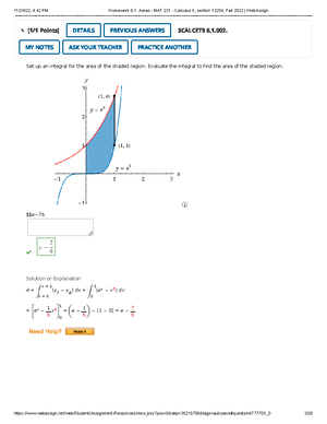 Homework 11.2 Series - MAT 231 - Calculus II, section 13254, Fall 2022 ...
