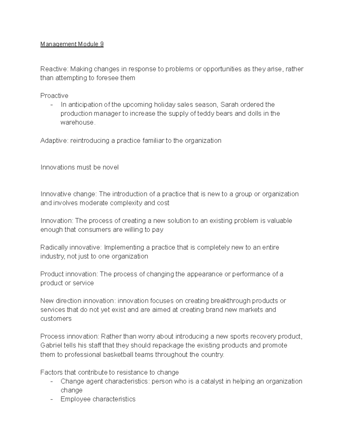 Management Module 9 - notes - Management Module 9 Reactive: Making ...