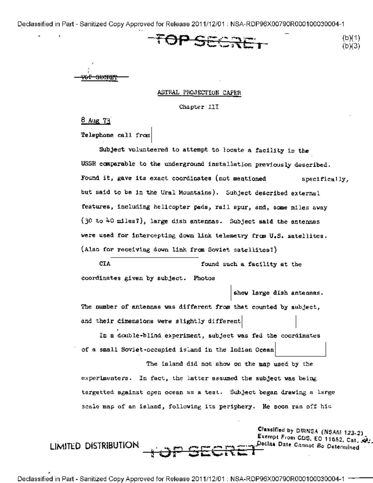 NSA-RDP96X00790 R000100030004-1 - Declassified in Part Sanitized Copy ...