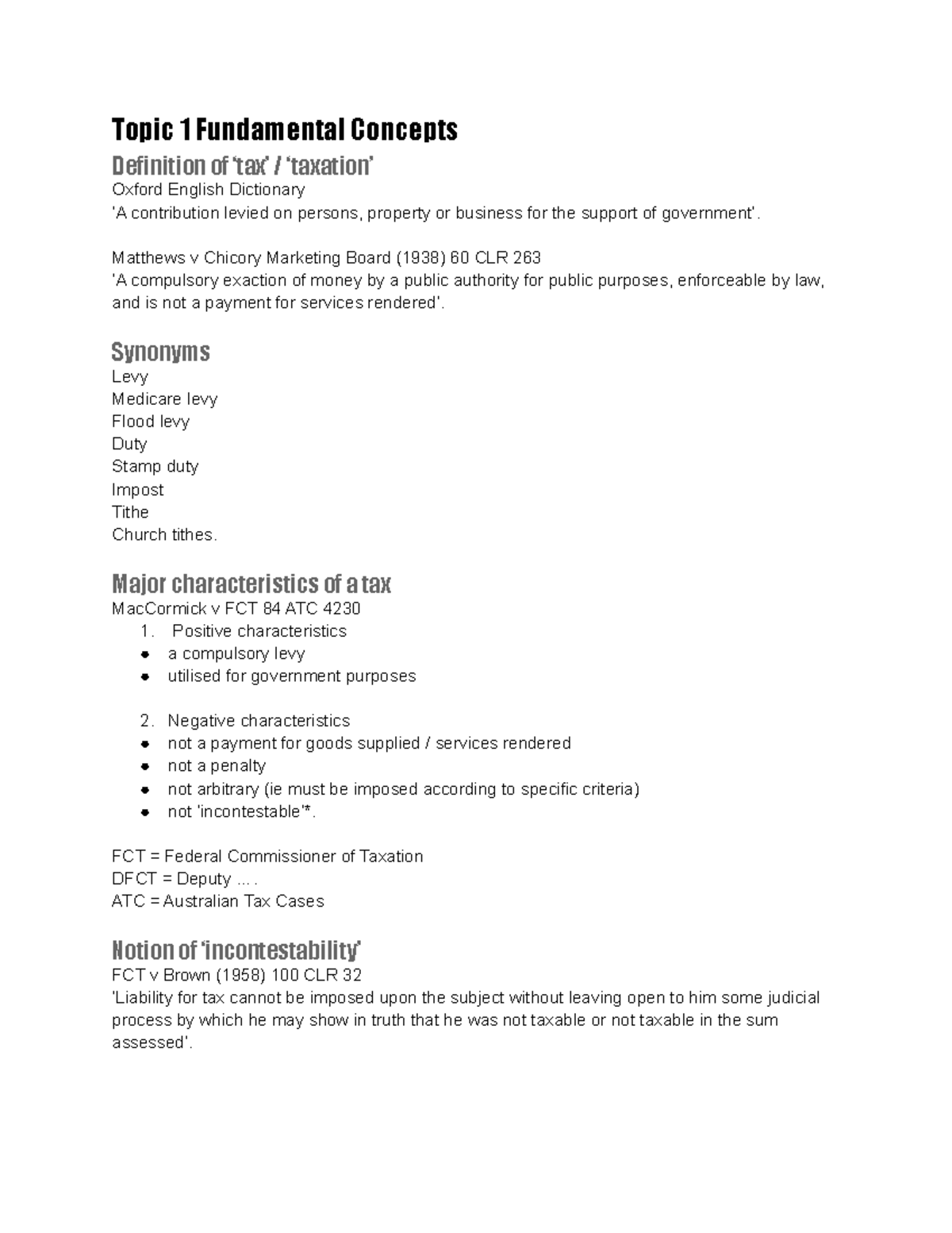 Topic 1 Fundamental Concepts and Legislative Framework - Topic 1 ...