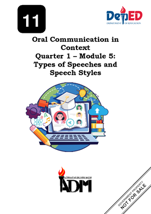 Q1-Oral-Communication-11 Module-4 - Oral Communication in Context ...