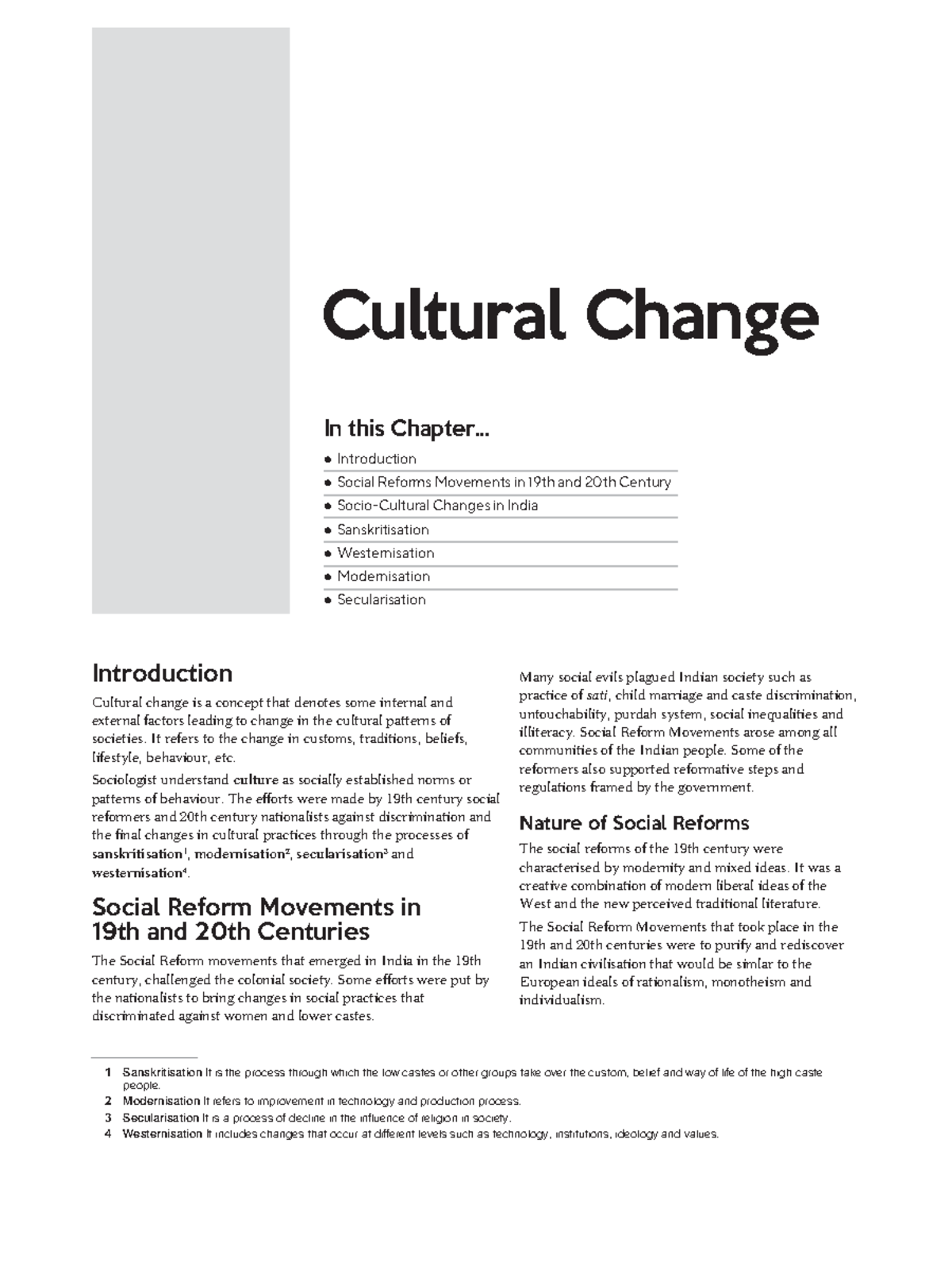 2. Cultural Change - Introduction Cultural change is a concept that ...