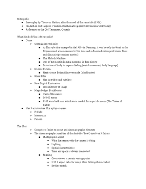 How to do a Scene Analysis - How to do a Scene Analysis 1 Main actions ...