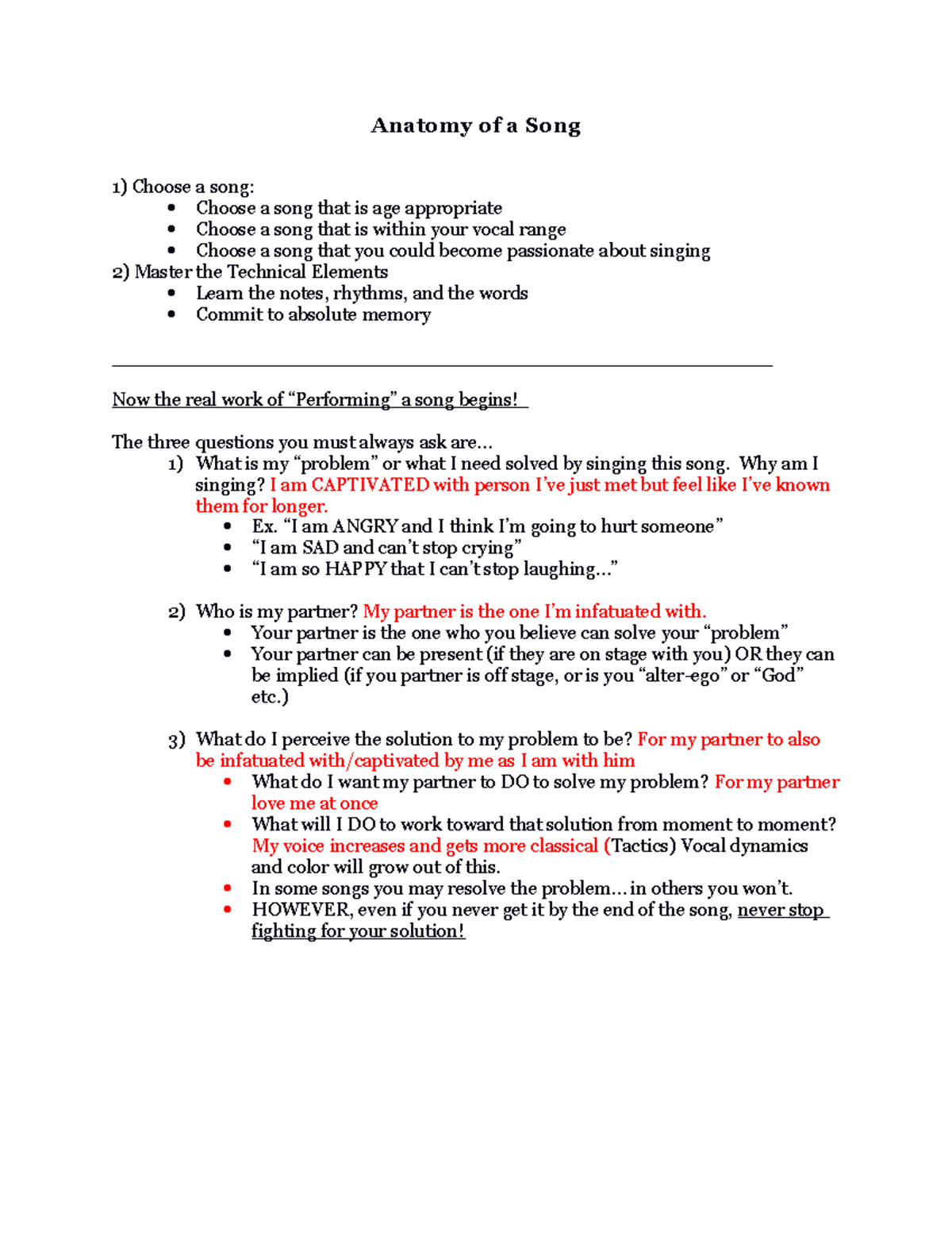 Anatomy of a Song - Anatomy of a Song Choose a song: Choose a song that ...