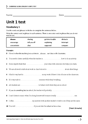 Interchange 1 Unit 13 + 14 Quizizz - Worksheets Interchange 1: Unit 13 ...