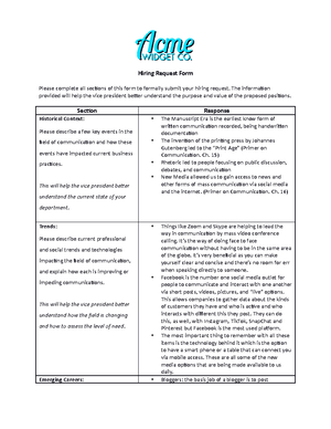 COM 127 Communication Role Comparison Graphic Organizer Template - COM ...