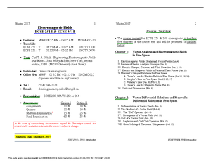 Vector Analysis II - Vector Analysis (II) Ref.: Hayt & Buck 1-1. 1 Scalars and vectors 1 Vector ...