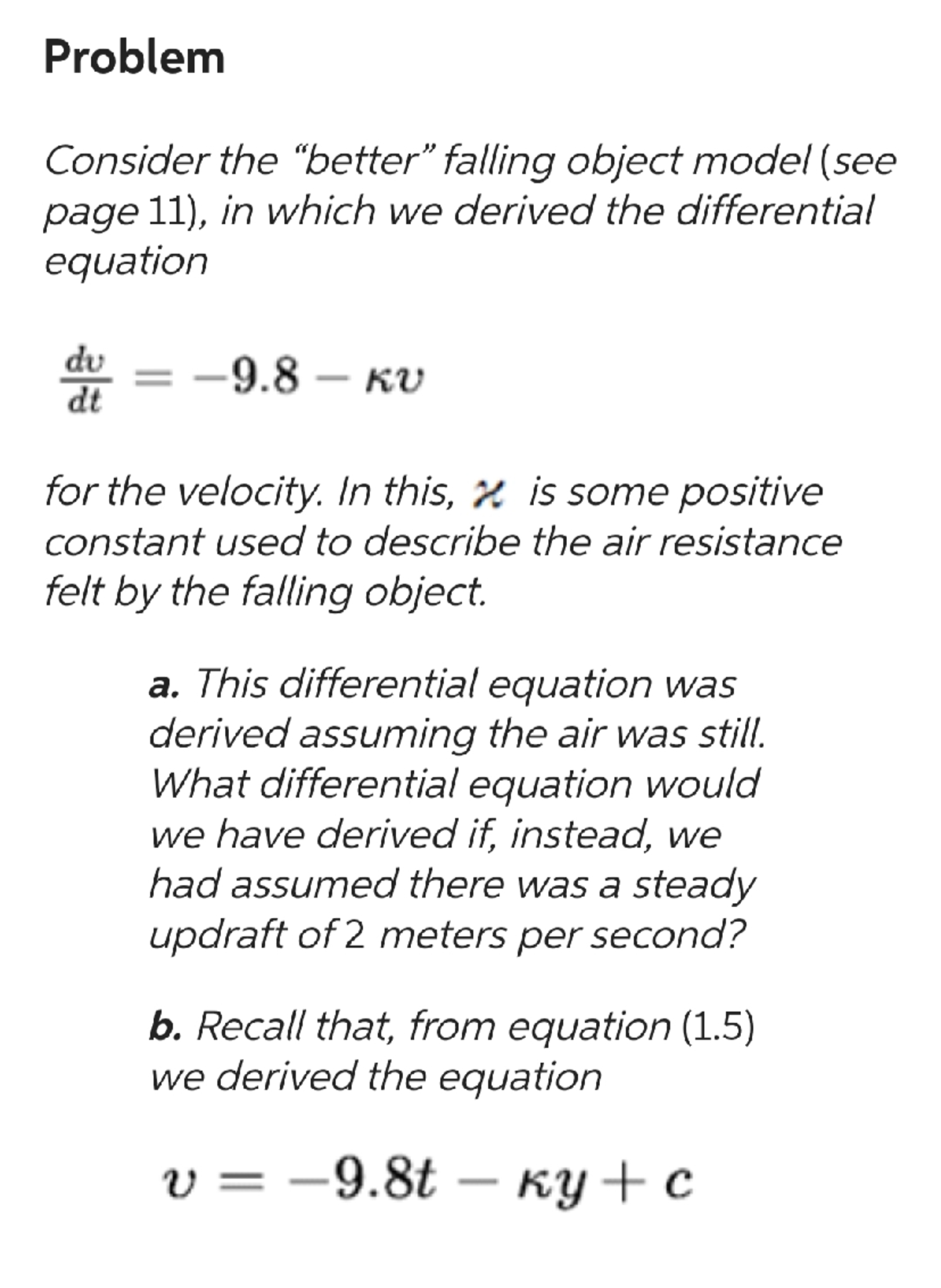 Problems on Differential Equations - Studocu