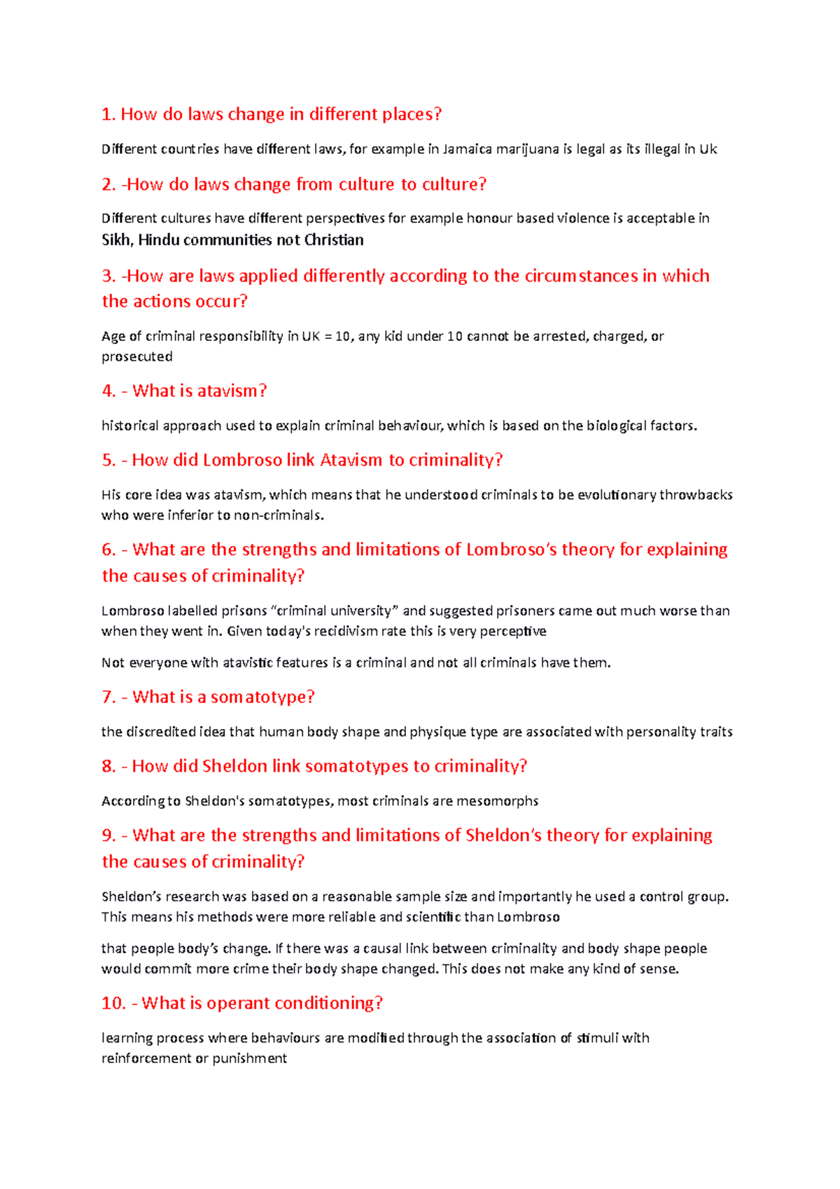 Document 2 - 1. How do laws change in different places? Different ...