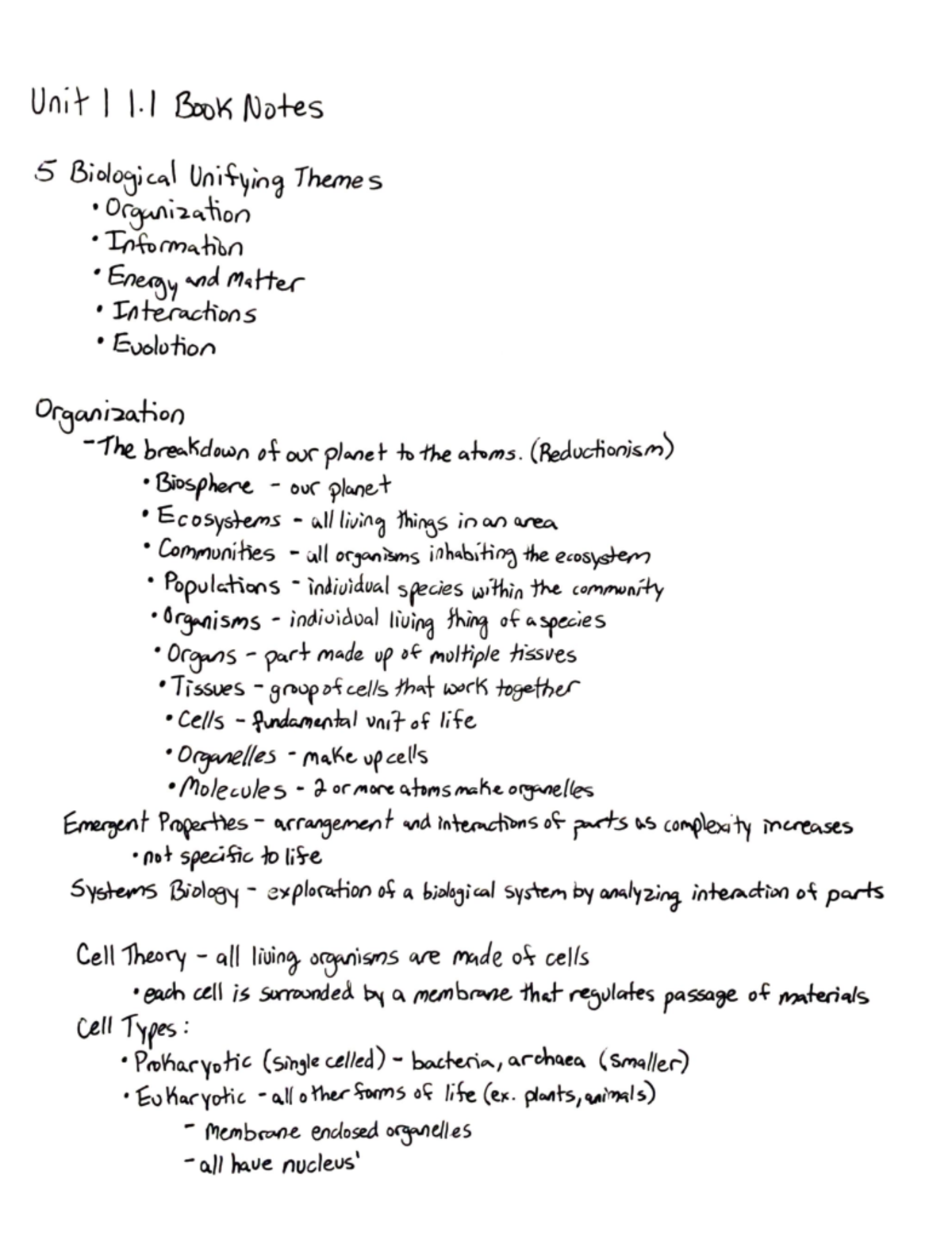 Unit 1 1.1 Book Notes - Class at 12:00 with Dr. Zurek - Essential ...