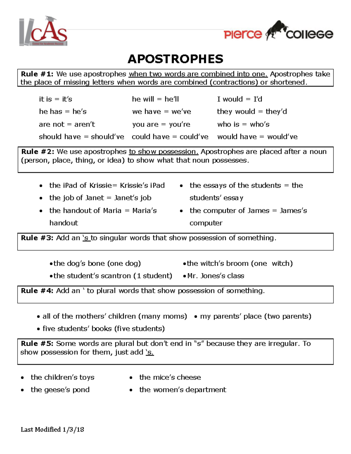 Apostrophes - Apostrophes take the place of missing letters when words ...