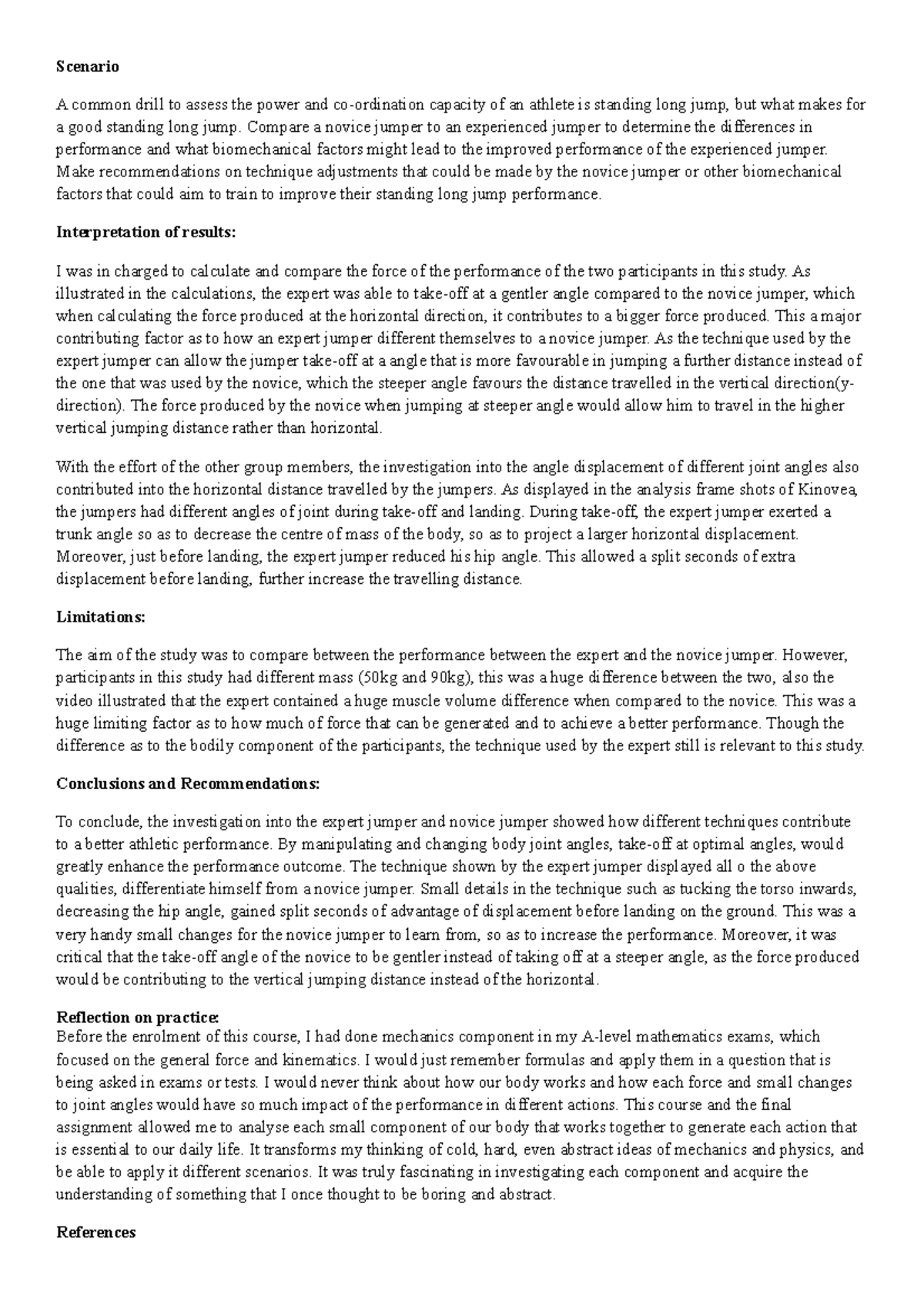 Individual Video Analysis Template + Hints - Scenario A common drill to ...
