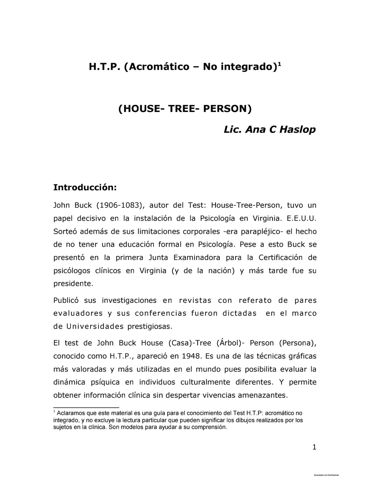 El test de htp Manual integrado - Organizacion y gestión de procesos ...