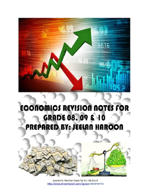 Fundamentals of Economics Chapter 1 - CHAPTER ONE Comparative Advantage ...