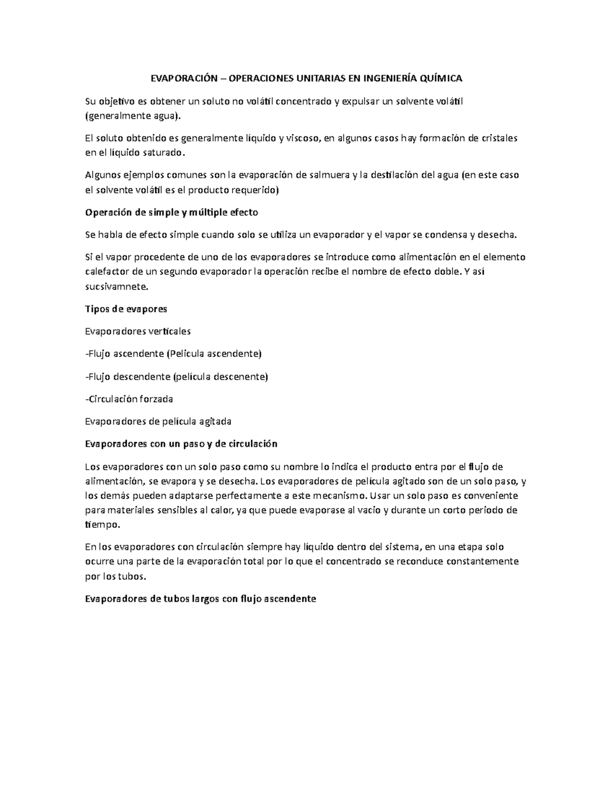 Evaporación - wweert aeasdfa asdfasd fasdfa dfasdfasd fasdfasd asteedf ...