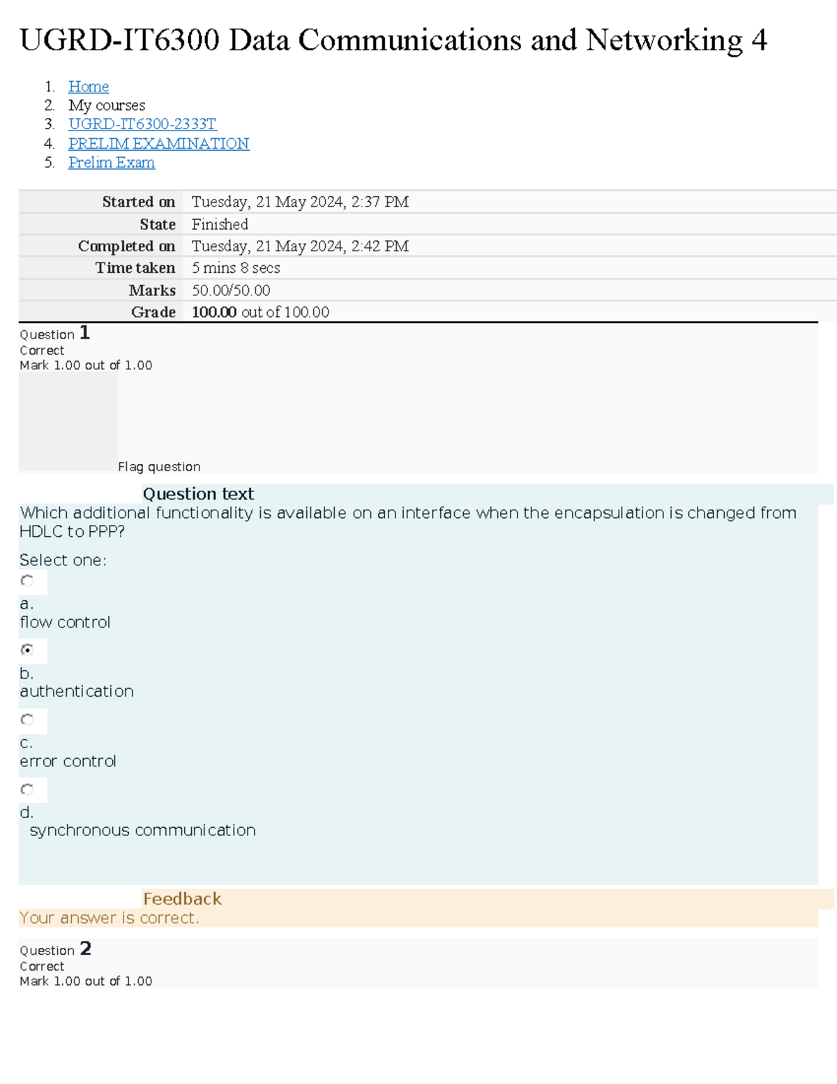 Data Com And Networking 4 Answer Key Ugrd It6300 Data Communications And Networking 4 1 Home