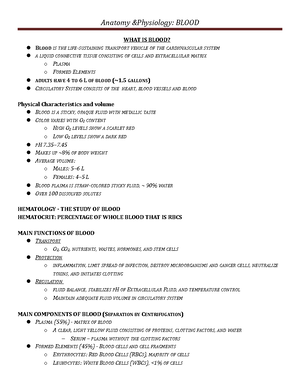 21. Review sheets from Lab Book - EXERCISE 36 REVIEW SHEET Anatomy of ...