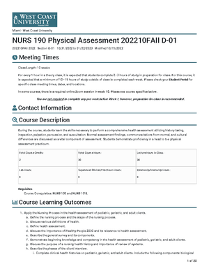 Amira Health History 2 - Module Report Simulation: HealthAssess 2 ...