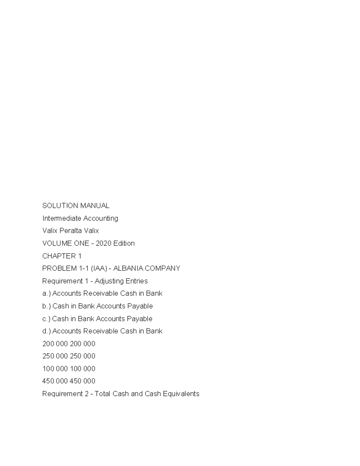 Solution Manual - Giidd - SOLUTION MANUAL Intermediate Accounting Valix ...