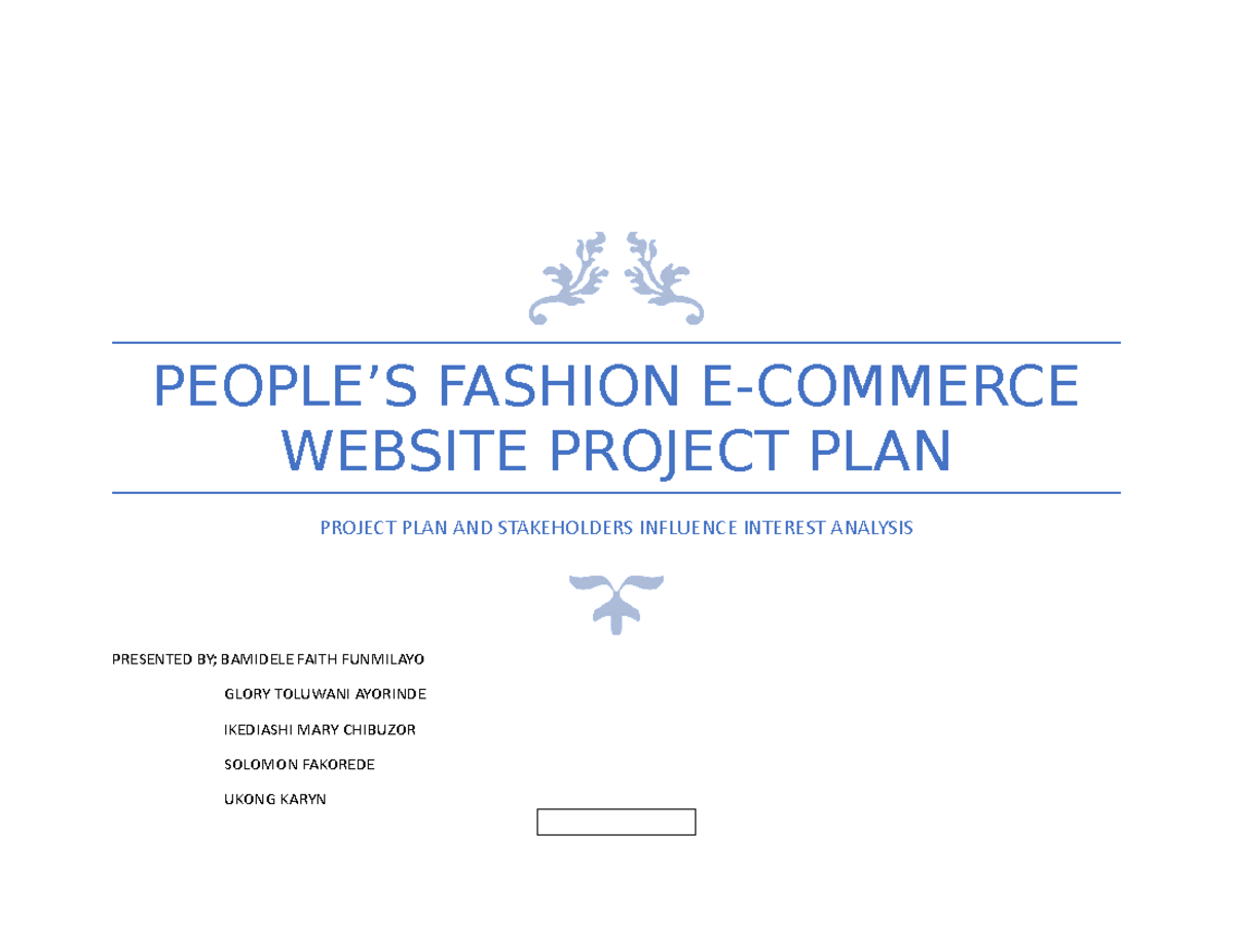 E-commerce website - IT IS NICE - PEOPLE’S FASHION E-COMMERCE WEBSITE ...