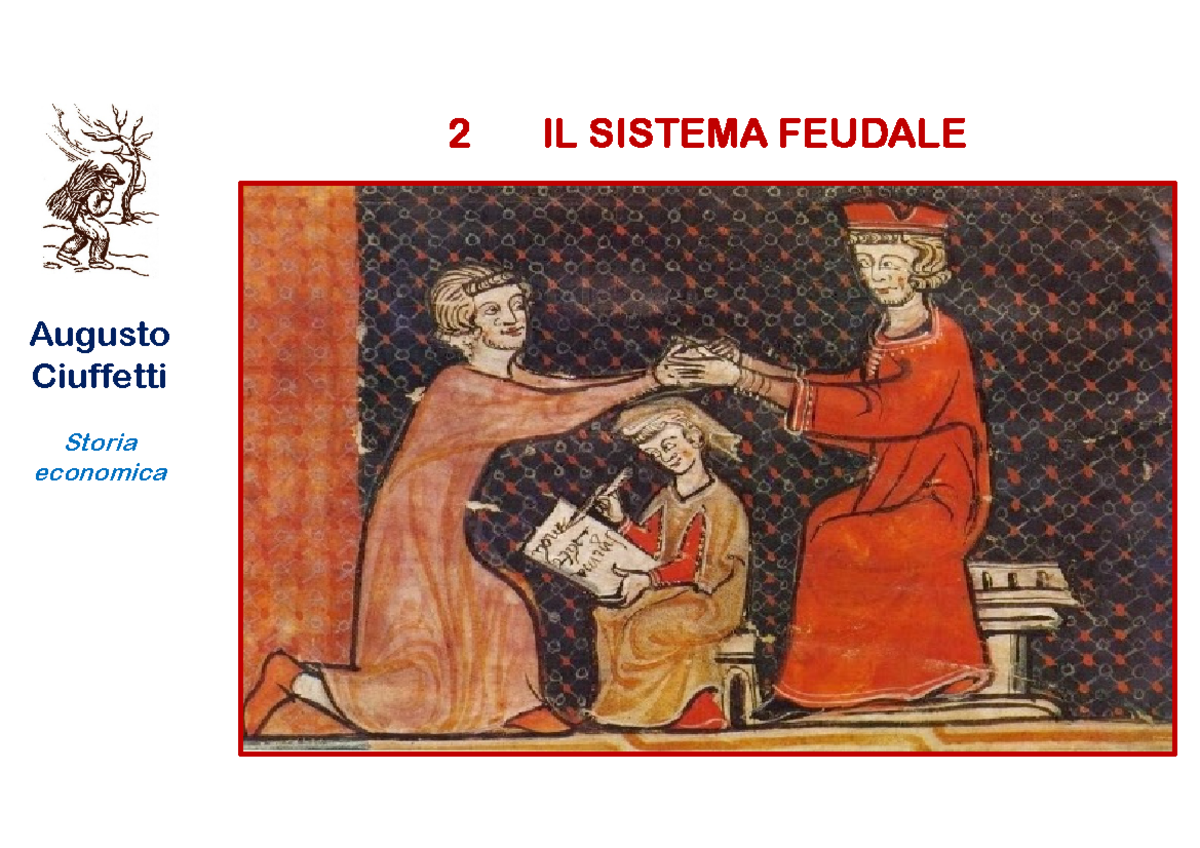 2 Il sistema feudale - slide lezioni - Augusto Ciuffetti Storia ...