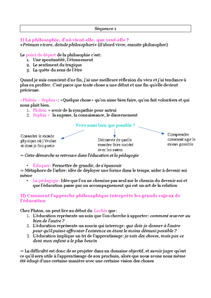 La nature - Notes de cours Fiche de philosophie révisions - La nature ...