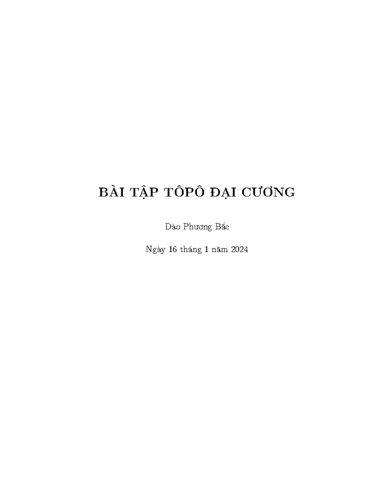 Topo DC Baitap guilop - de cuong topo tiep nek - BÀI TẬP TÔPÔ ĐẠI CƯƠNG ...