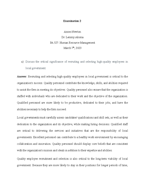 Corrections reading assignment chapter 13 and 14 - Annes Newton- G00378073- Reading Assignment ...