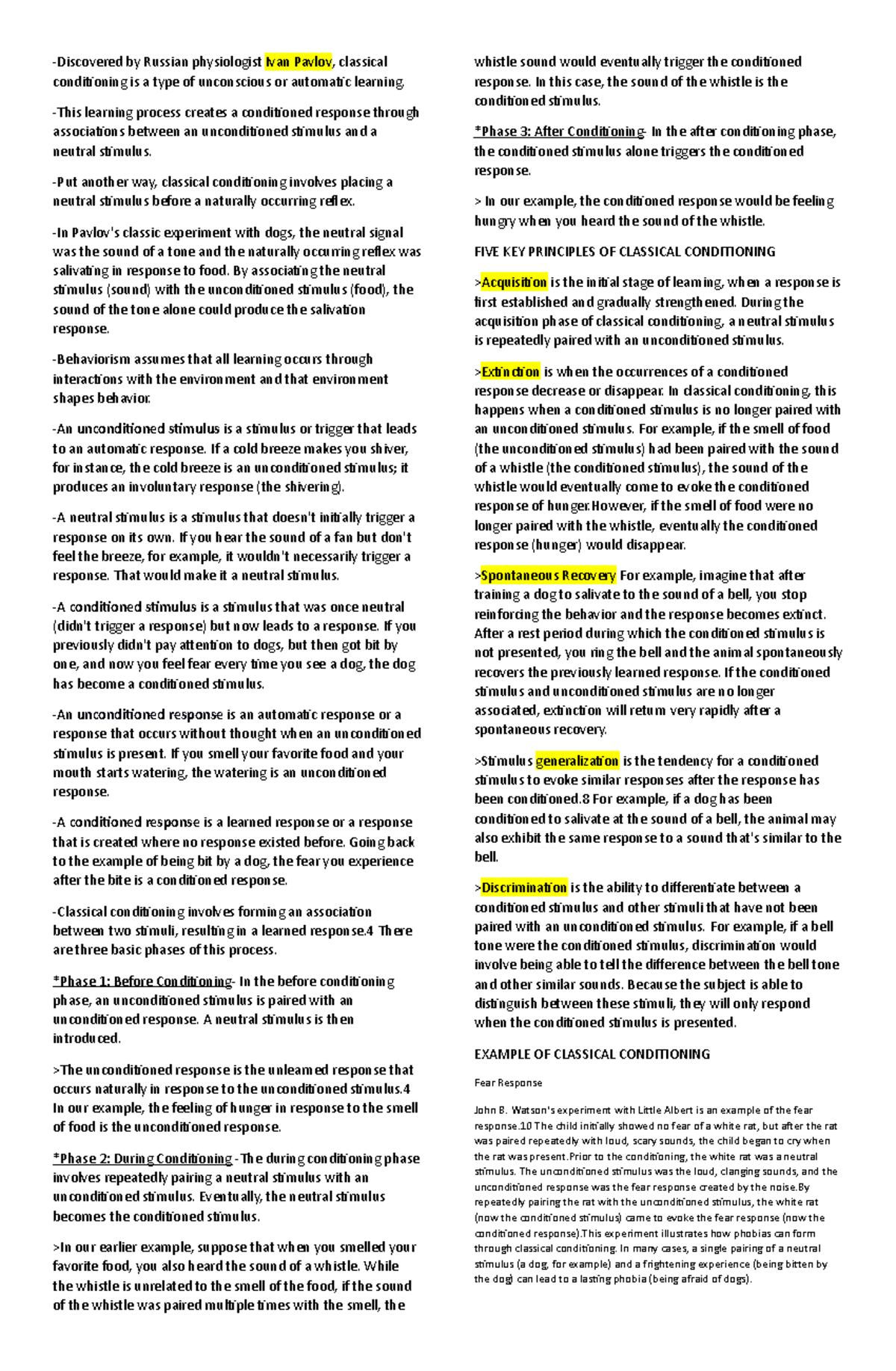 Pavlov-Skinner - Study well -Discovered by Russian physiologist Ivan ...