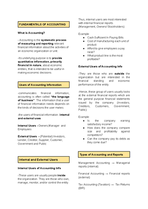 AJE Notes PT. 1 - Each adjusting entry affects a balance sheet account ...